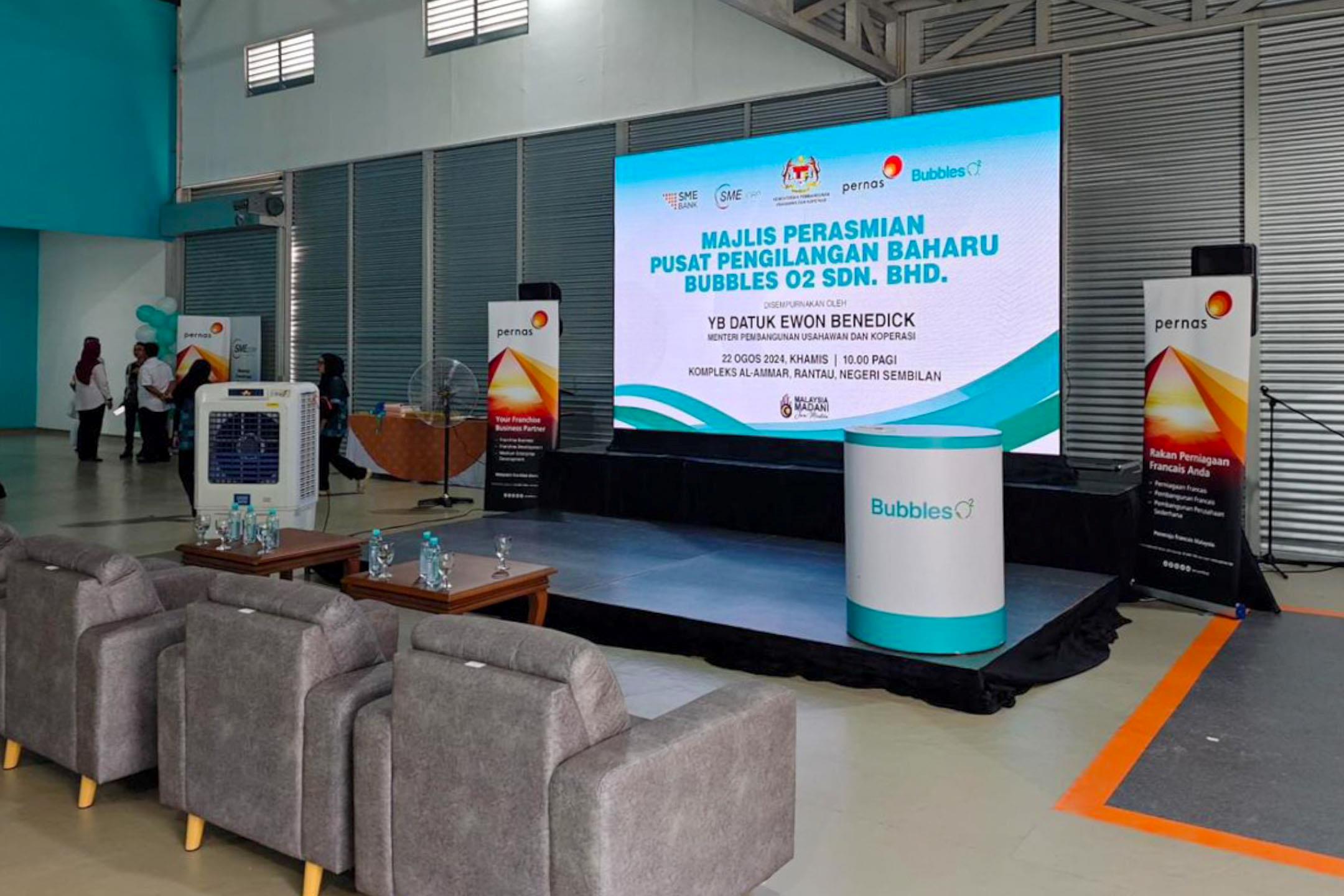 Bubbles O2 Sdn Bhd | Indoor LED Screen Rental