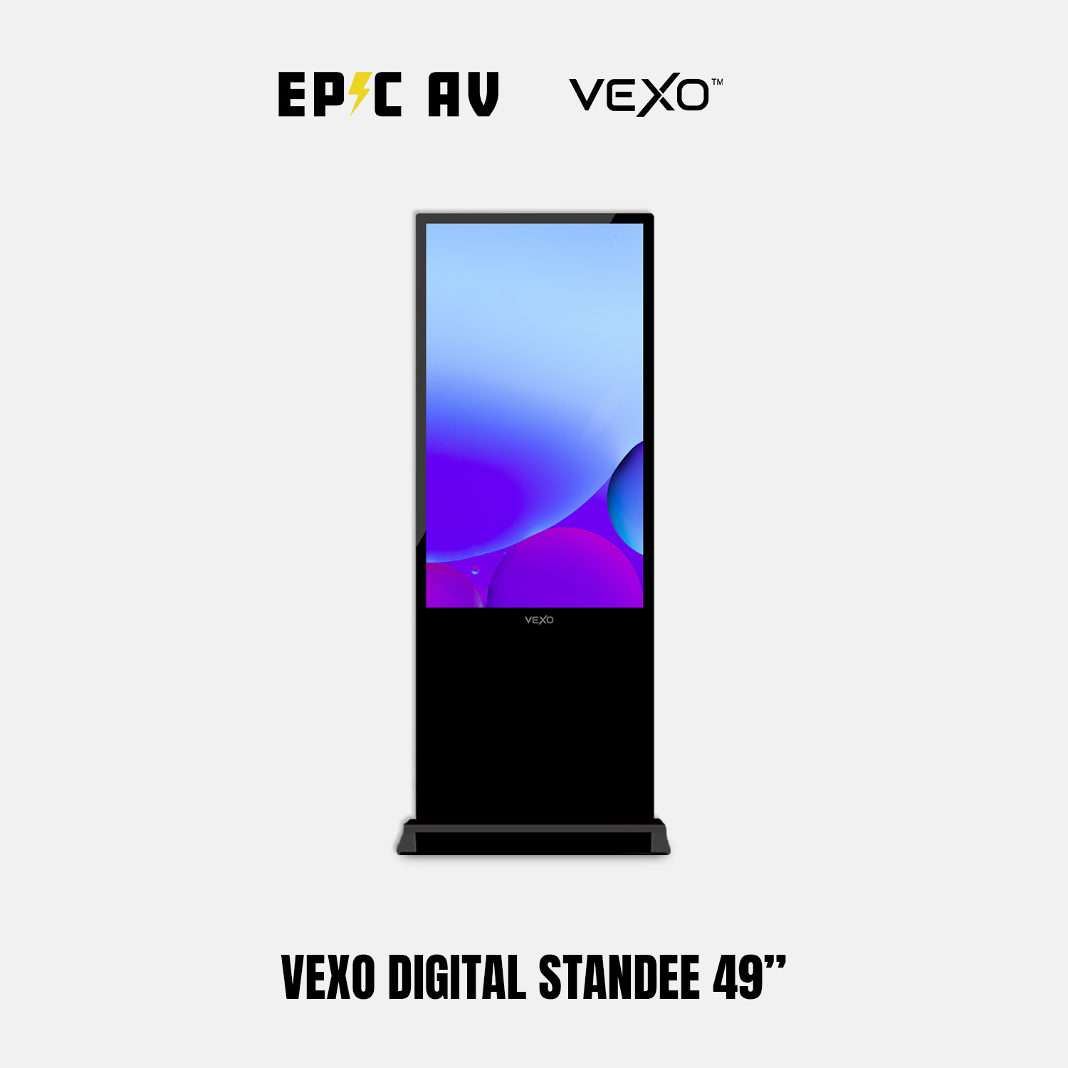 VEXO Digital Standee 49" | Digital Standee Rental